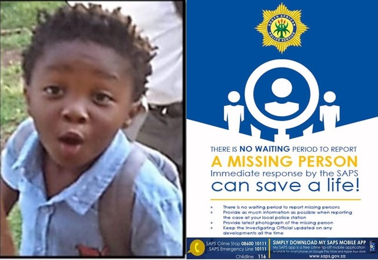 Police Offer R50 000 Reward For The Safe Return Or Information Of